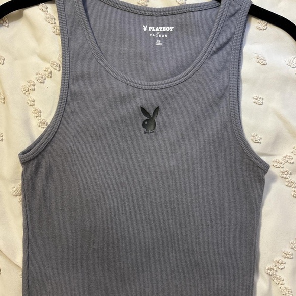 PLAYBOY | Tops | Playboy Cropped Tank Top | Poshmark